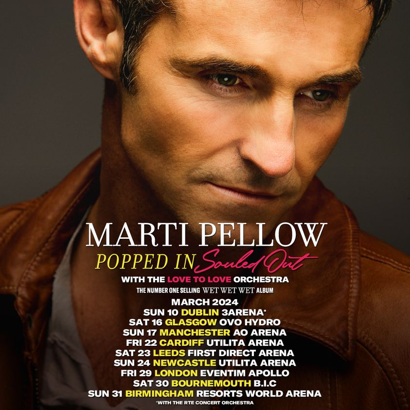 Marti Pellow at Resorts World Arena Tickets (31 March 2024 in ...