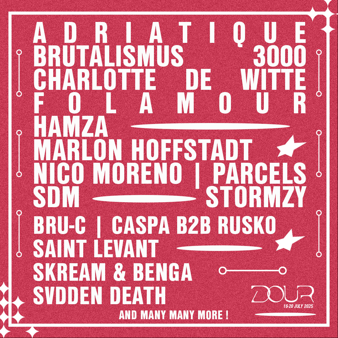 Billets et pass Dour Festival 2025 - Infos et prix des places de festival